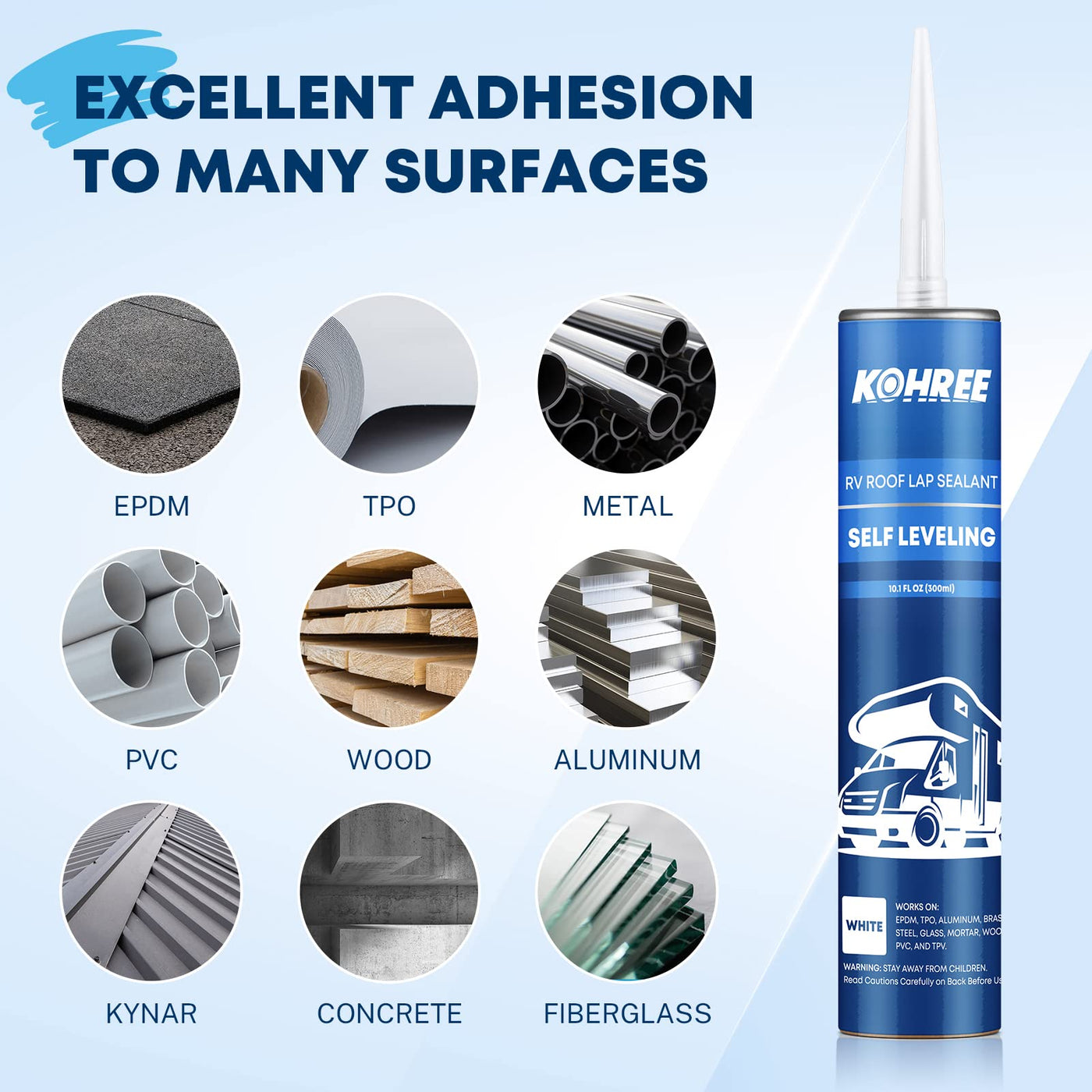 Kohree Self-Leveling RV Roof Sealant