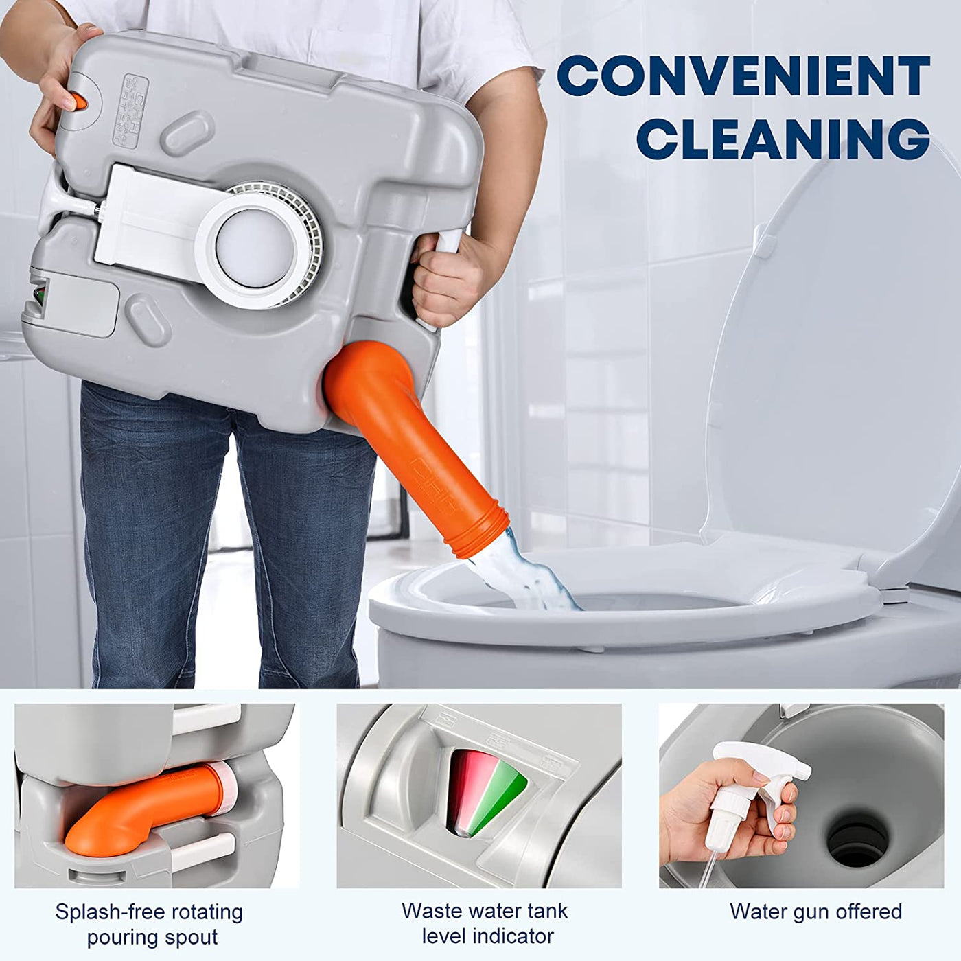Kohree RV Camping Portable Porta Potty