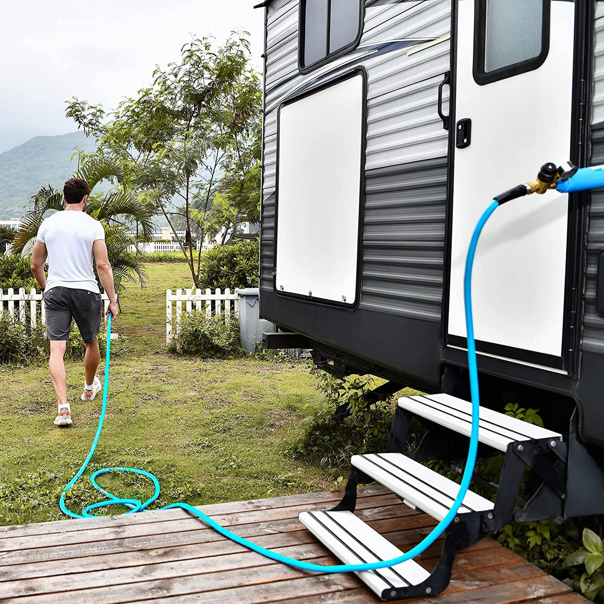Kohree 25 ft RV Water Hose | Never Kink Fresh Drinking Hose