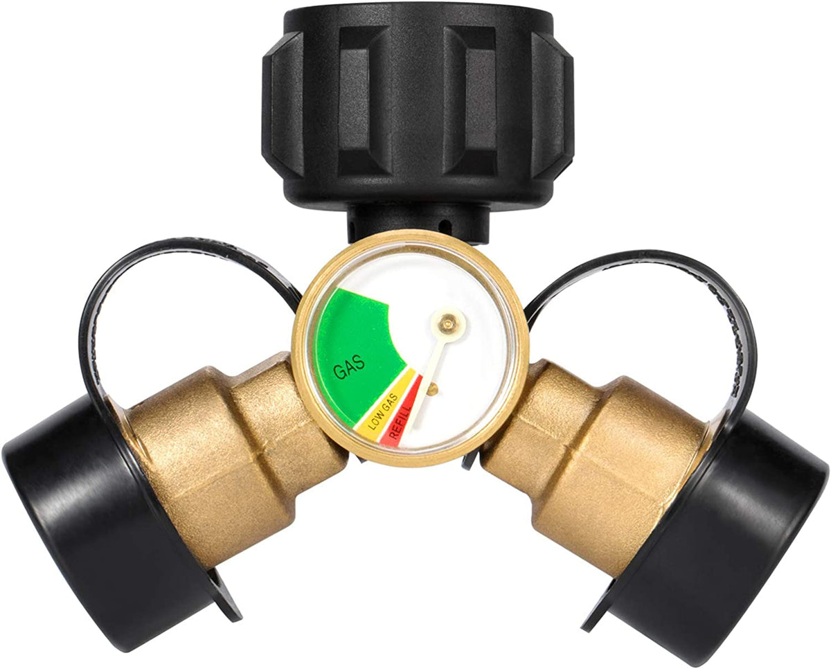 Kohree Propane Y Splitter | Easily Connect Two Propane Tanks