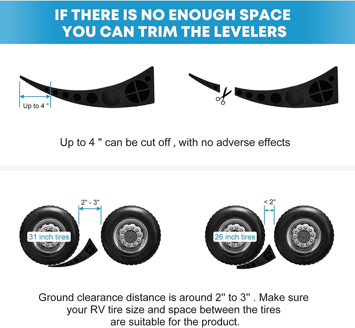 Kohree RV Leveler Kit | Camper Leveling Blocks